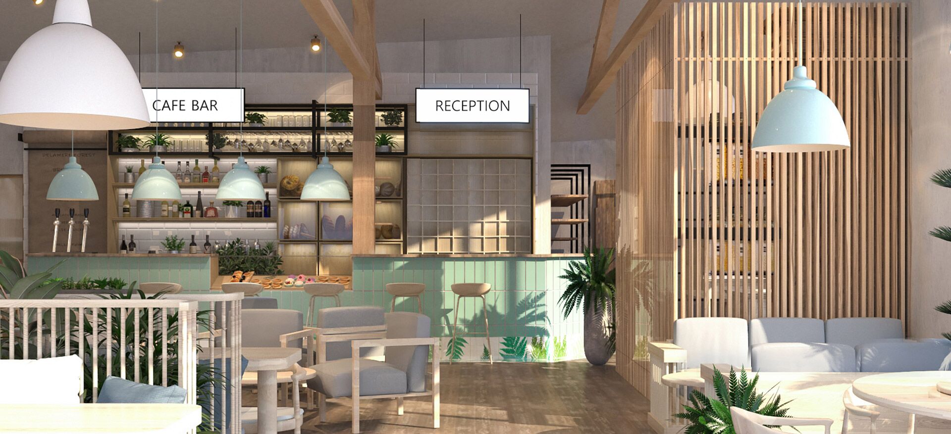 cafe interior design concept